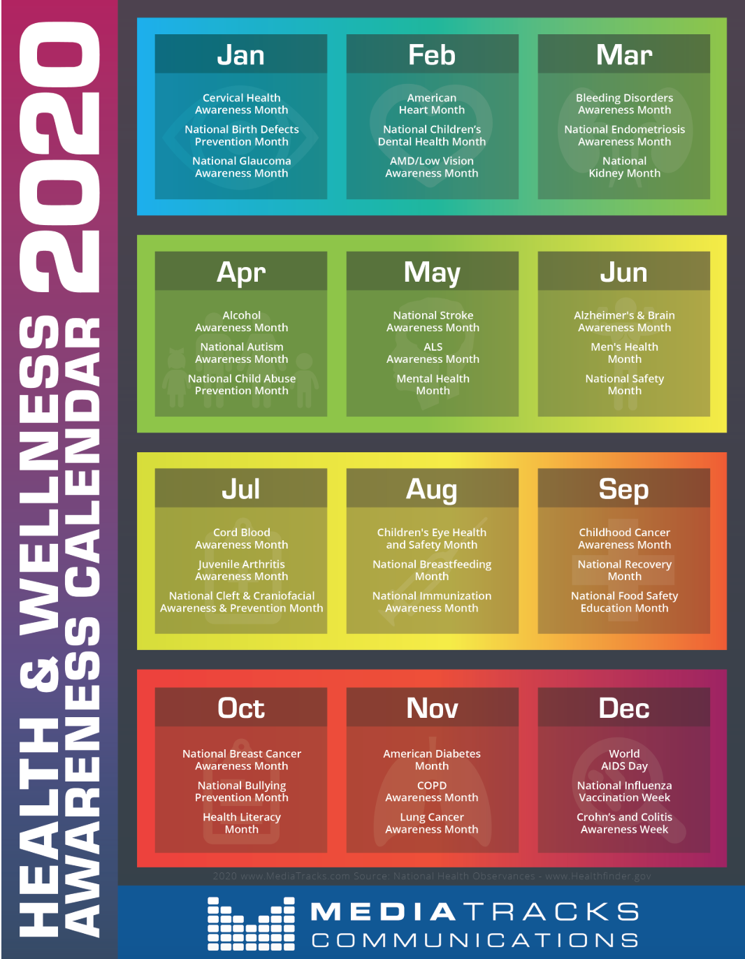 Free 2020 Wellness Marketing Calendar - Balanced Habits
